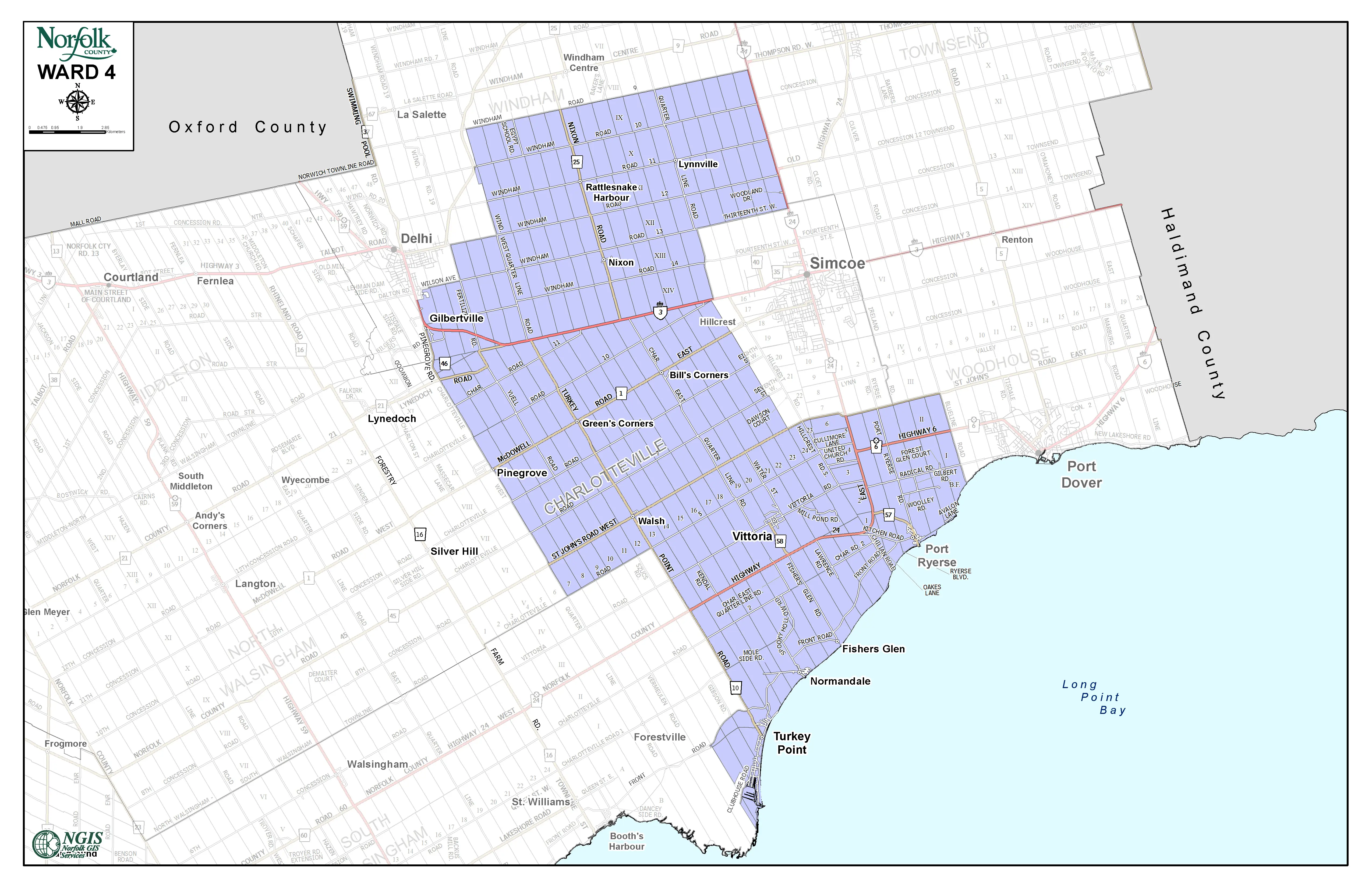 Ward Maps | Norfolk County
